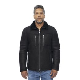 Herren-Biker-Bomberjacke aus Schaffell-Agboville