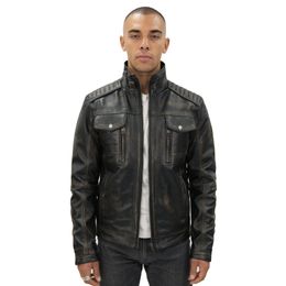 Vintage-Leder-Bikerjacke f&uuml;r Herren &ndash; Kapstadt