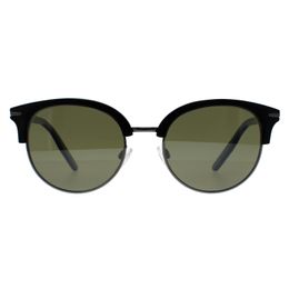 Serengeti Rund Damen Gl&auml;nzend Dunkel Gunmetal Schwarz Mineral Polarisiert 555nm Gr&uuml;n Lela