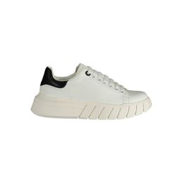 Gaelle Paris Wei&szlig;e Polyurethan Damen Sneaker