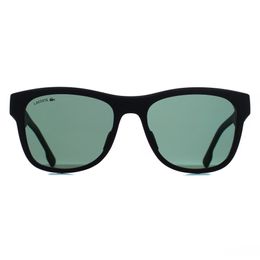 Lacoste L6043S 002 matt schwarz gr&uuml;n Spiegel Sonnenbrille