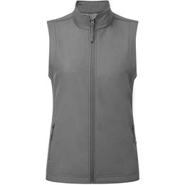 Premier Womens/Ladies Windchecker Gilet (Dunkelgrau)