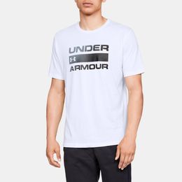 Under Armour Herren UA Team Issue Wordmark T-Shirt, Wei&szlig;