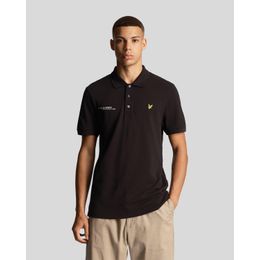 Lyle & Scott Men's Lyle and Scott Plain Polo Shirt Co-Ordinates Print in black