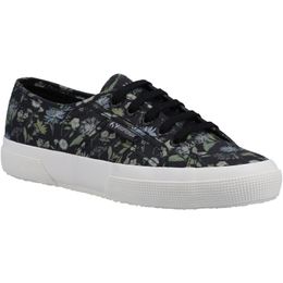 Superga 2750 Floral Print Cotton Women's Dunkelgrau/Floral Print Turnschuhe
