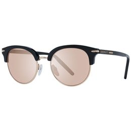 Serengeti Schwarze Acetat- und Metallsonnenbrille