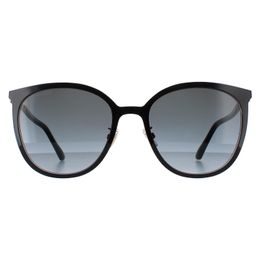 Jimmy Choo Cat Eye Damen Schwarz Gold Dunkel Grau Farbverlauf ORIA/G/SK