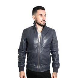 Herren-Uni-Bomberjacke aus Leder &ndash; Adana