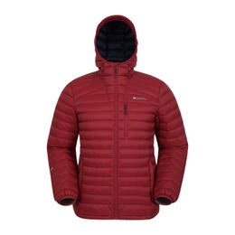 Mountain Warehouse Mens Henry II Extreme Daunen gef&uuml;llte wattierte Jacke (dunkelrot)