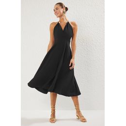 Schlichtes, &auml;rmelloses, elegantes Midi-Kleid f&uuml;r Damen &ndash; auch f&uuml;r den Abend geeignet