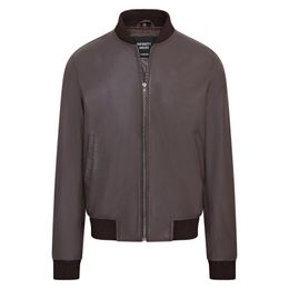 MA-1 Varsity Bomberjacke aus weichem Leder f�r Herren