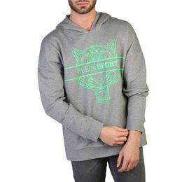 Plein Sport Herren grauer Baumwollpullover