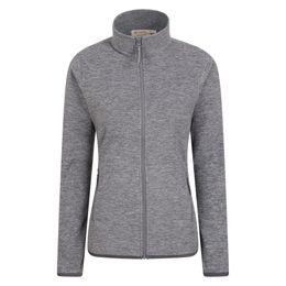 Mountain Warehouse Womens/Ladies Snowdon II Melange Full Zip Fleece Jacke (Grau)