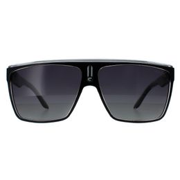 Carrera Shield Unisex Schwarz Wei&szlig; Grau Gradient Polarisiert 22