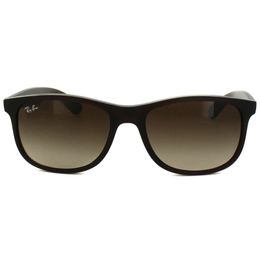 Lunettes De Soleil Ray-Ban Andy 4202 607313 D&eacute;grad&eacute; Brun Brun Mat