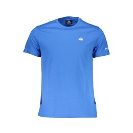 La Martina Blaues Baumwolle Herren T-Shirt