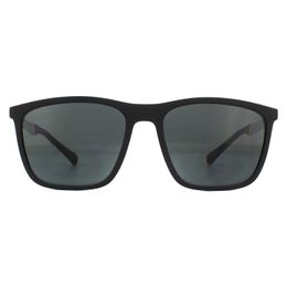 Emporio Armani Sonnenbrille EA4150 506387 Gummi Schwarz Grau