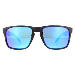 Oakley Lunettes De Soleil Holbrook XL OO9417-21 Mat Noir PRIZM SAPPHIRE IRIDIUM POLARIS&Eacute;