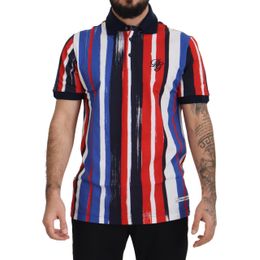 Dolce & Gabbana Dolce & Gabbana Mehrfarbiges Baumwoll-Polo-Shirt f&uuml;r Herren