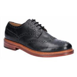 COTSWOLD Herren Quenington Goodyear Welt Lace Up Lederschuh (Schwarz)