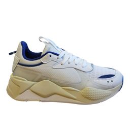 Puma RS-X Tech Herren Trainer Wei&szlig;blau Schn&uuml;re Casual Laufschuhe 369329 03