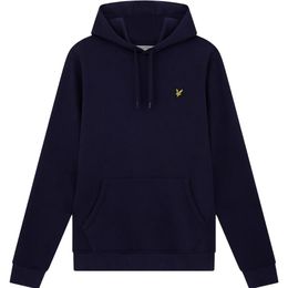 Lyle & Scott Dunkelblauer Kapuzenpullover mit Lyle & Scott-Logo