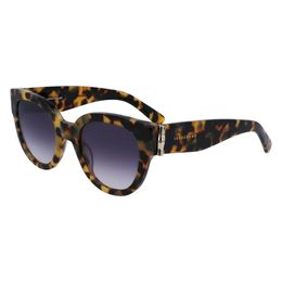 Longchamp Braune Acetat-Sonnenbrille
