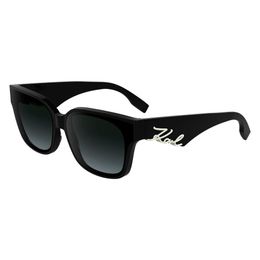 K by KARL LAGERFELD Karl Lagerfeld Schwarze Acetat-Sonnenbrille