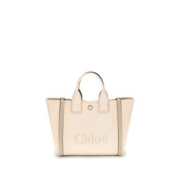 Chlo&eacute; Chlo&eacute; Beiger Baumwollhandtasche