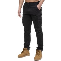 Enzo | Herren Cargo-Hose - Schwarz