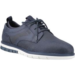 Pod Murphy Leder Herren Navy Schn&uuml;rschuhe
