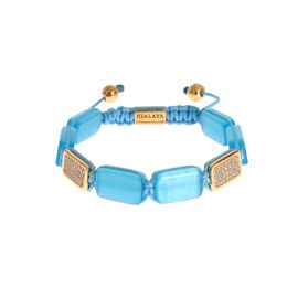 Nialaya CZ Opal 18K Gold 925 Armband