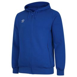 Umbro Herren Club Leisure Hoodie (K&ouml;nigsblau/Wei&szlig;)