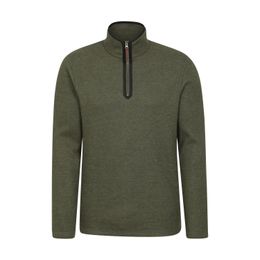 Mountain Warehouse - "Beta" Oberteil Kontrastfarbener Rei&szlig;verschluss f&uuml;r Herren (Dunkel-Khaki)