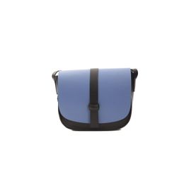 Pompei Donatella Damen Blau Leder Crossbody Tasche