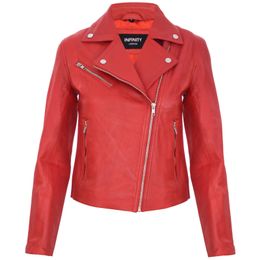 Smarte Damen-Bikerjacke aus Leder &ndash; Matlock