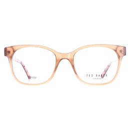 Ted Baker Square Damen Brille Mokka