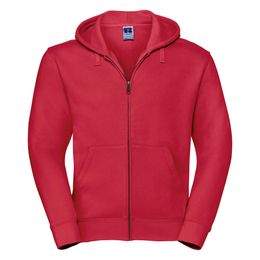 Russel Athletic Russell Herren Authentic Full Zip Hooded Sweatshirt / Hoodie (Classic Red)