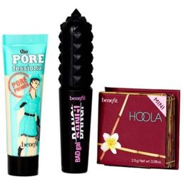 Benefit Icons Geschenkset 7,5 ml Porefessional Primer + 4 ml Baggal BANG Mascara - Intensives Tiefschwarz + 2,5 g Matt Bronzer