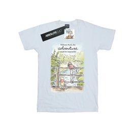 Disney - "Winnie The Pooh Adventure" T-Shirt f&uuml;r M&auml;dchen (Wei&szlig;)