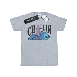Disney - "Chillin" T-Shirt f&uuml;r Damen (Grau)