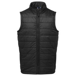 Premier Mens Recyclight Gilet (Schwarz)