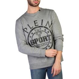 Plein Sport Herren Grauer Baumwollpullover