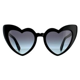 SAINT LAURENT Cat Eye Damen Schwarz Blau Gradient Sonnenbrille