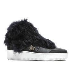 Mr & Mrs Italy Mr&Mrs Italy Blaue Baumwoll Damen Sneakers