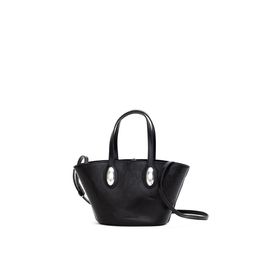 Alexander Wang Schwarze Leder Schultertasche