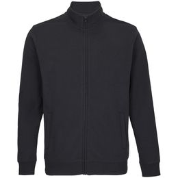 SOLS - "Cooper" Sweatjacke Durchgehender Rei&szlig;verschluss f&uuml;r Herren/Damen Unisex (Schwarz)