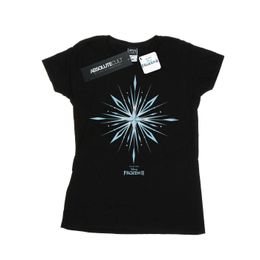 Disney - "Frozen 2 Elsa Signature Snowflake" T-Shirt f&uuml;r Damen (Schwarz)