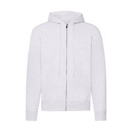 Fruit of the Loom - "Classic" Hoodie mit durchgehendem Rei&szlig;verschluss f&uuml;r Herren/Damen Unisex (Wei&szlig;)