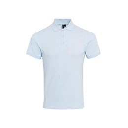 Premier Mens Coolchecker Plus Pique Polo mit CoolPlus (Hellblau)